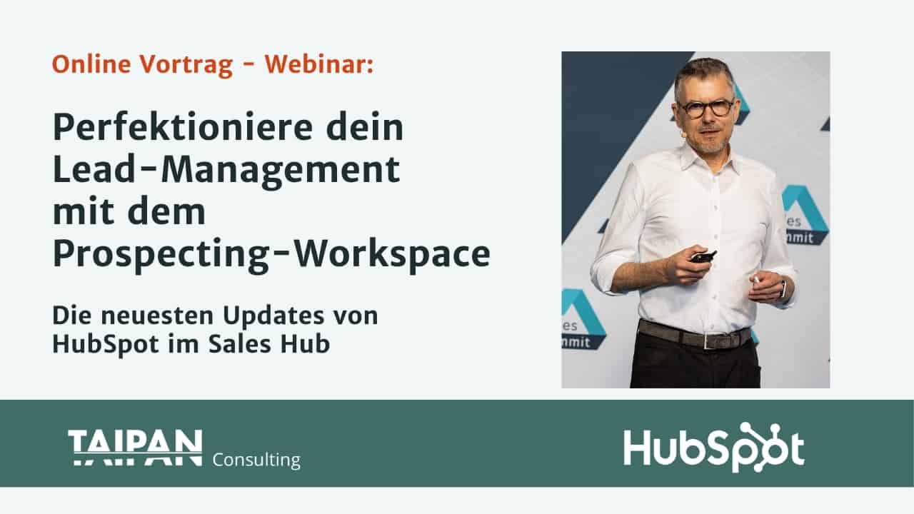 Perfektioniere dein Lead-Management mit dem Prospecting-Workspace